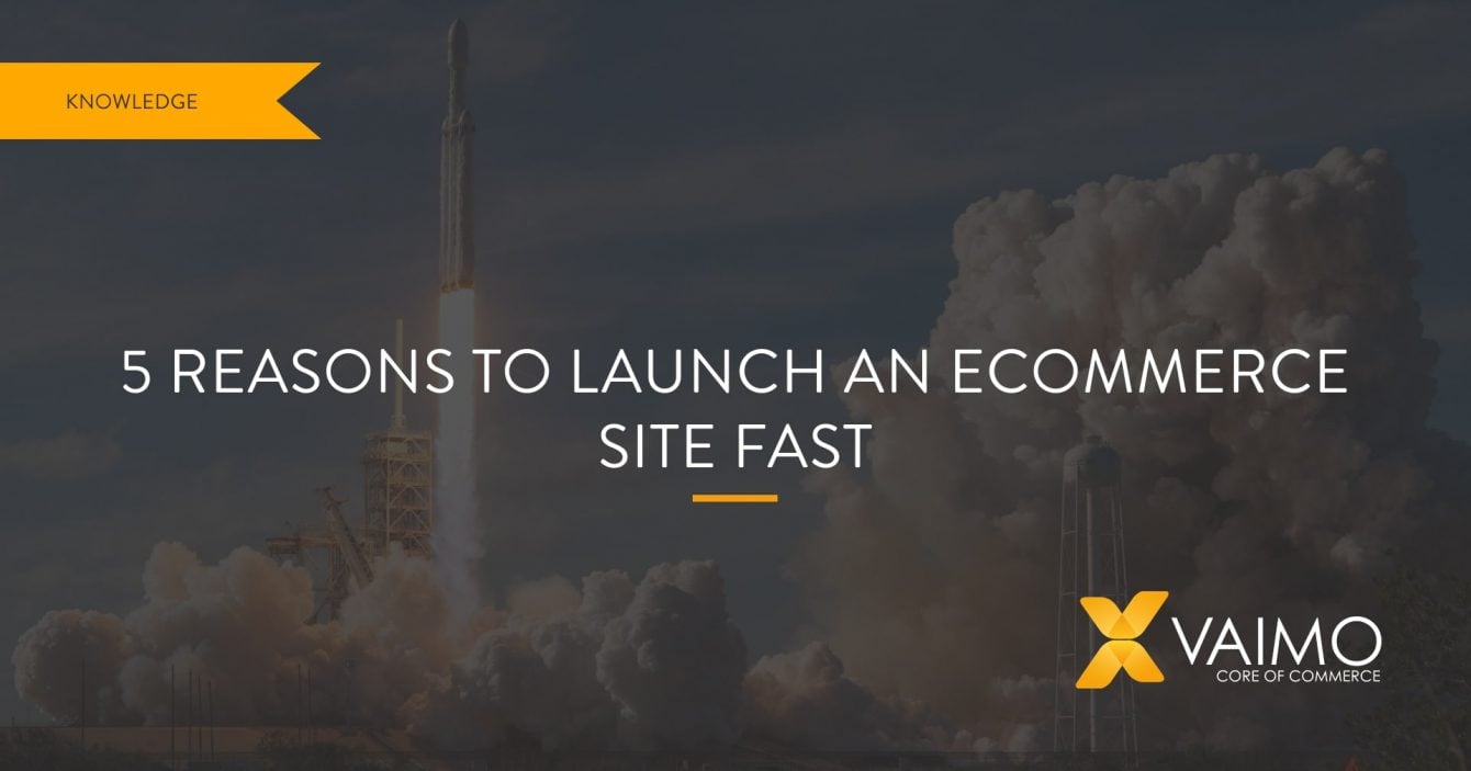 5 Reasons to Launch an eCommerce Site Fast